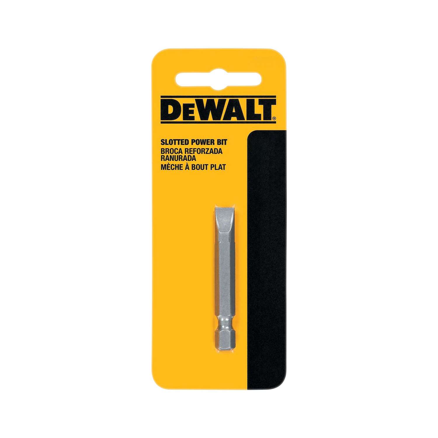 DeWalt Slotted #6 X 2 in. L Power Bit S2 Tool Steel 1 pc Mfr# DW2015 ...