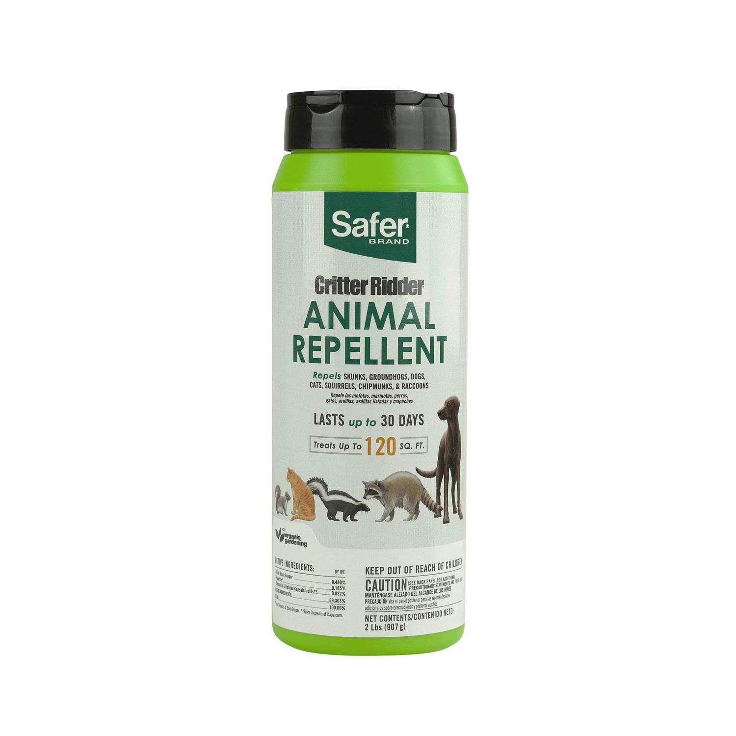 Safer Brand Critter Ridder Animal Repellent Granules For Most Animal ...