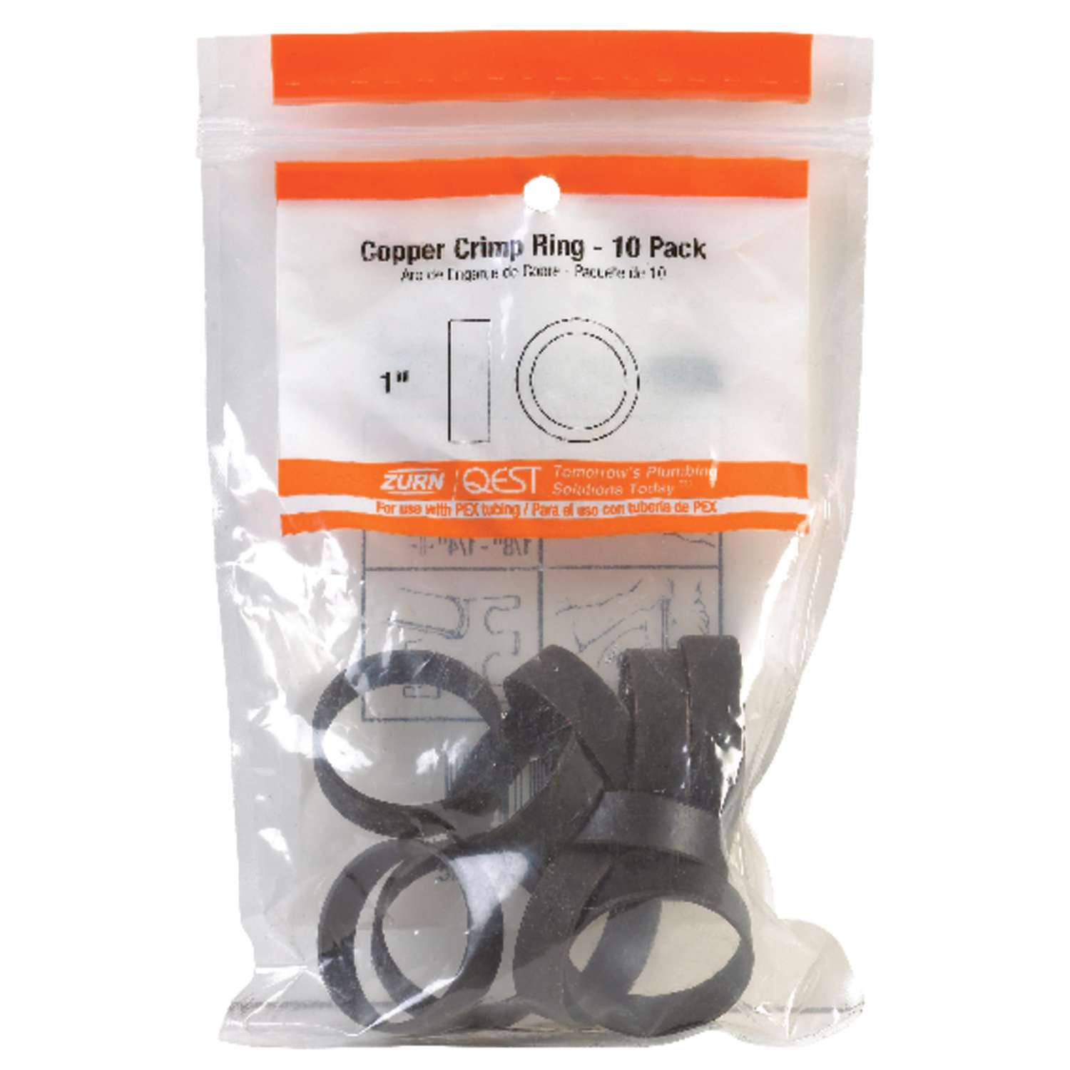 SharkBite 1 in. Crimp Grade Copper Crimp Ring - Ace Hardware