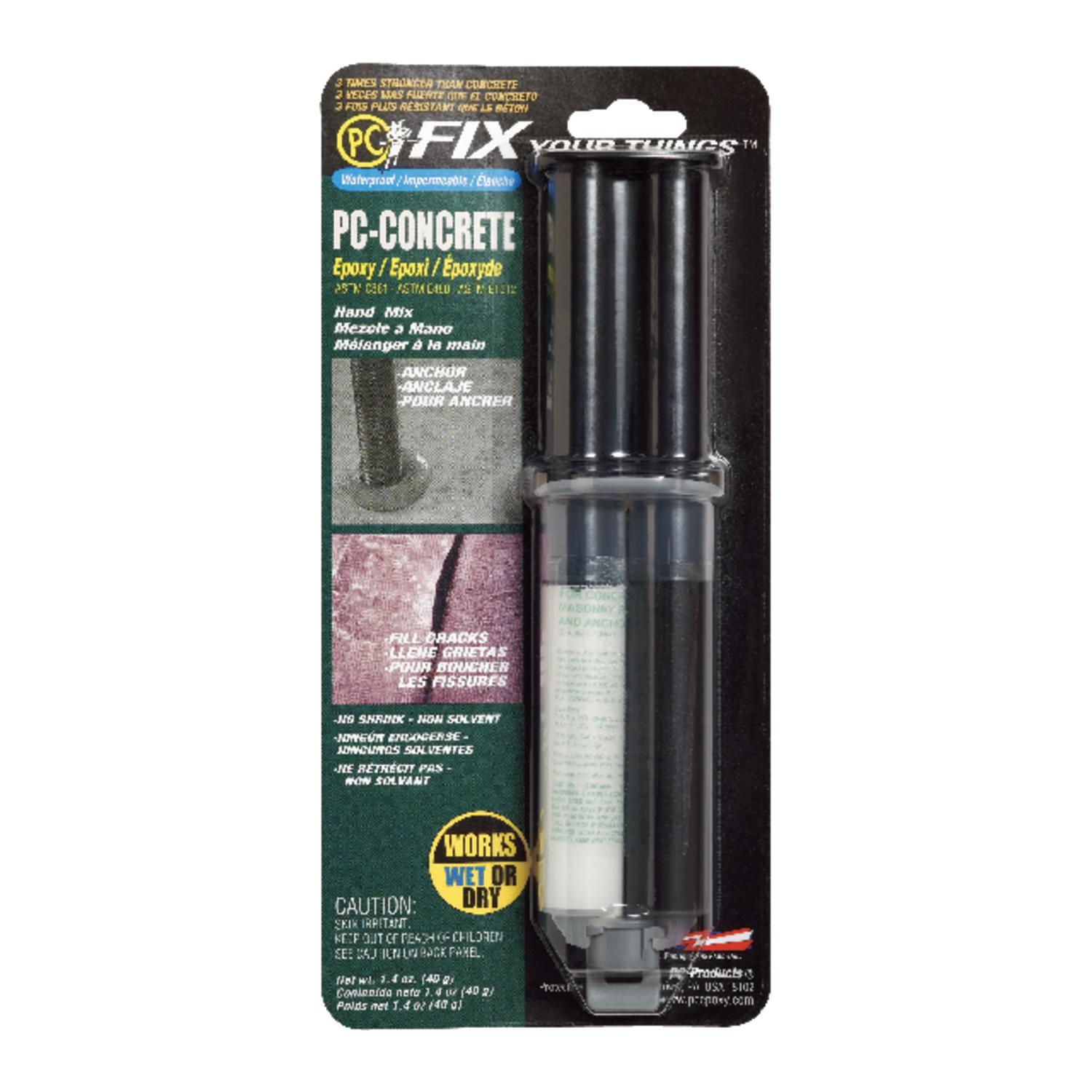 PC-Concrete Two Part Epoxy Concrete Anchoring Epoxy 1.4 oz Mfr# 070086 ...