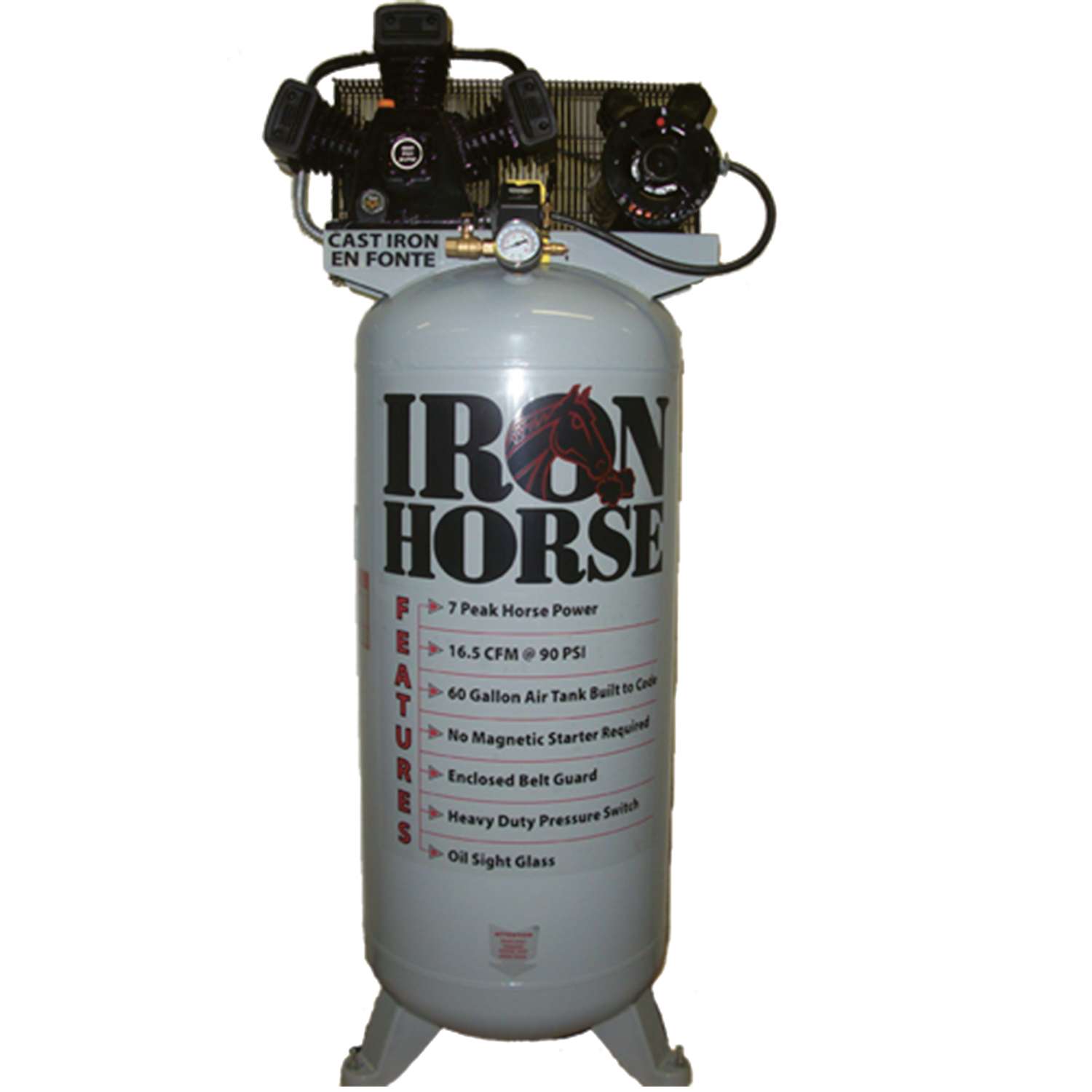 Iron Horse 60 gal Vertical Air Compressor 150 psi 7 HP - Ace Hardware