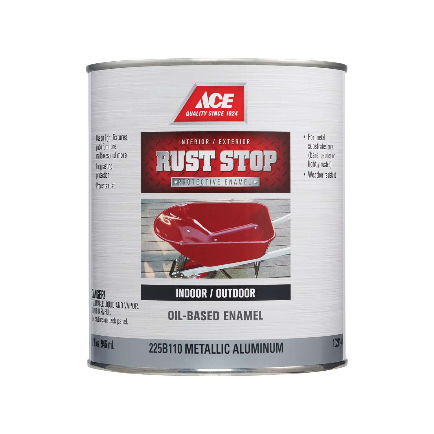 Ace Rust Stop Indoor/Outdoor Aluminum Oil-Based Enamel Rust ...