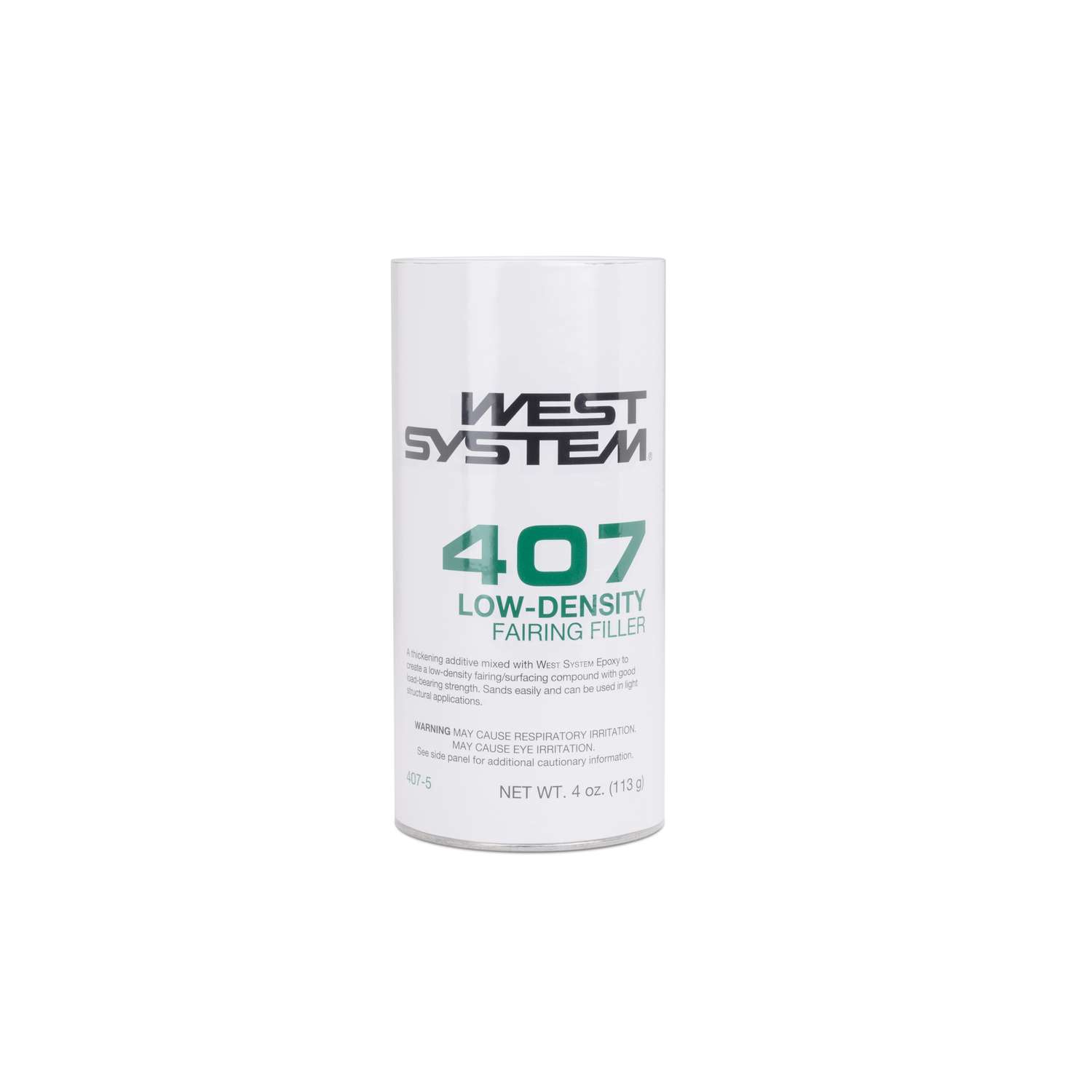 West System 407 Filler Medium Strength Microfibers Fairing Filler 4 oz ...