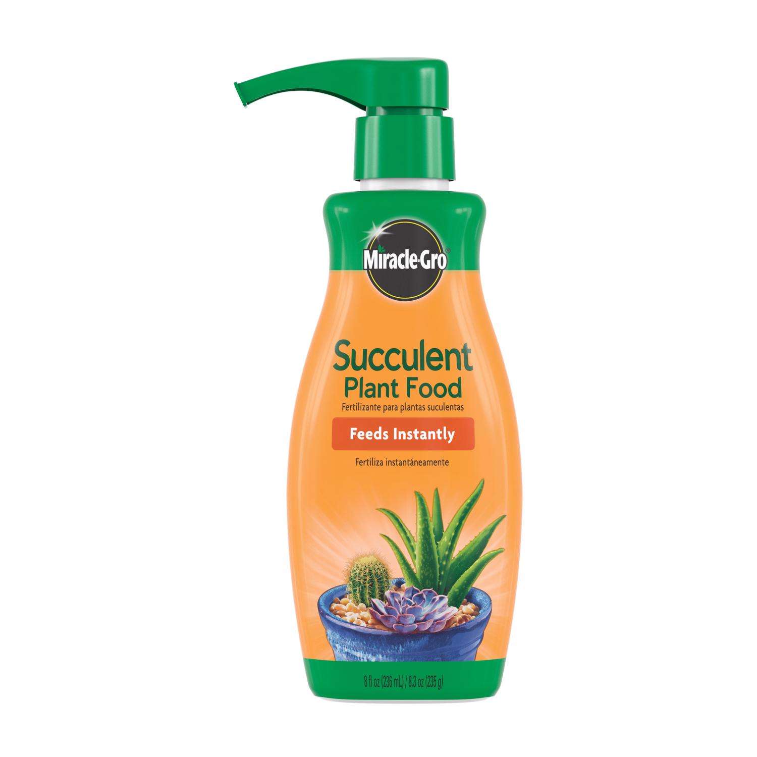 Miracle-Gro Succulent Liquid Cacti, Jade and Aloe Plant Food 8 oz - Ace ...