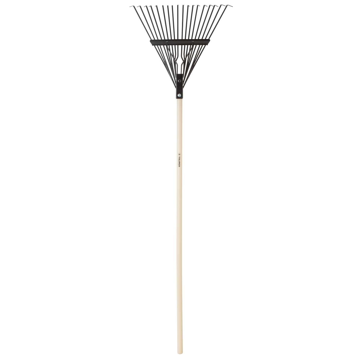 Truper 59 in. 18 Tine Steel Rake Wood Handle - Ace Hardware