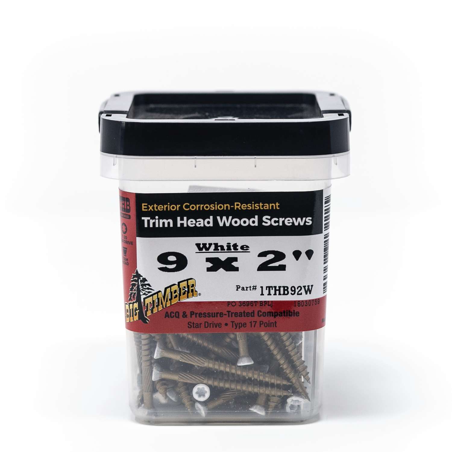 Big Timber No. 9 X 2 in. L Star White Wood Screws 1 lb 128 pk - Ace ...