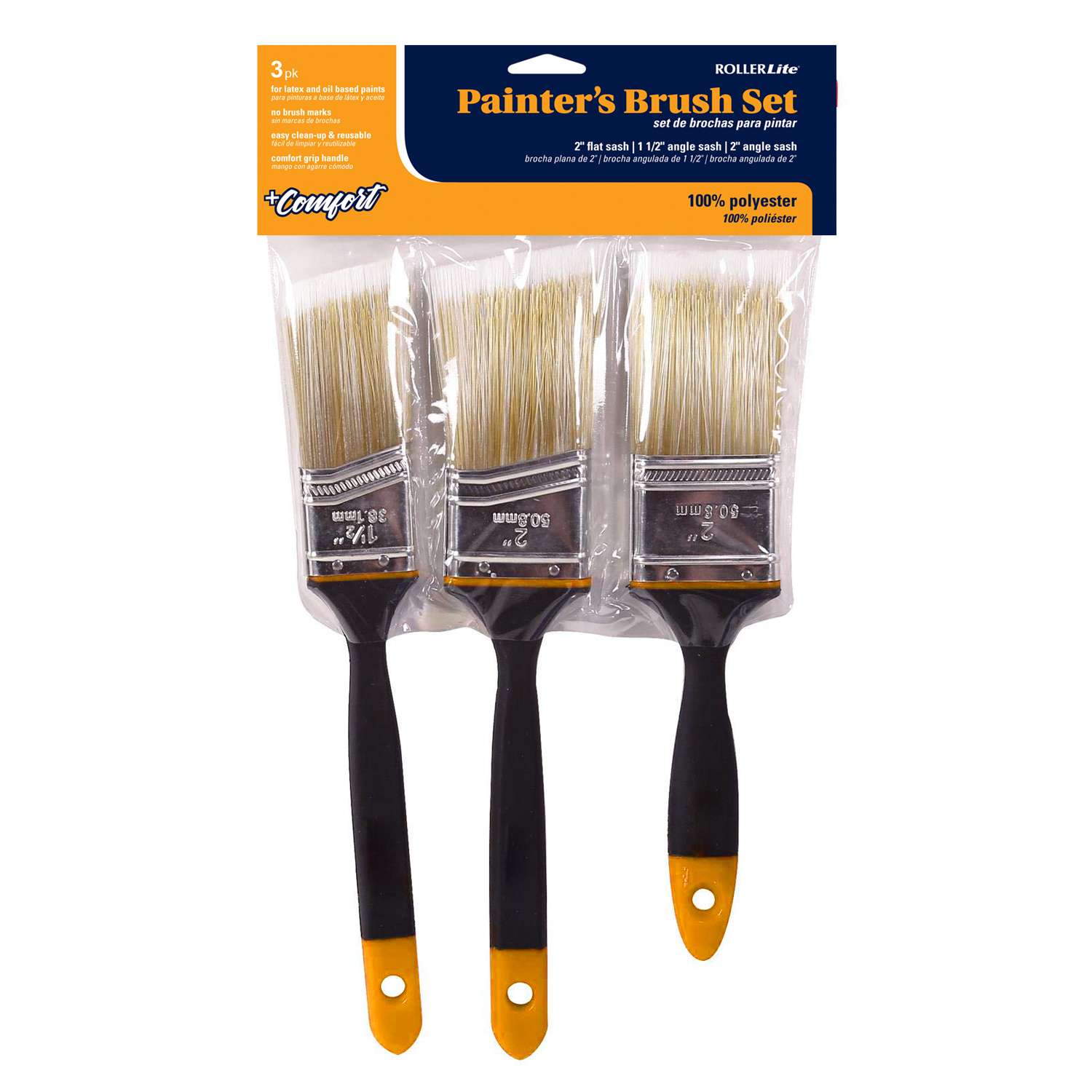 RollerLite All Purpose Assorted Paint Brush Set - Ace Hardware
