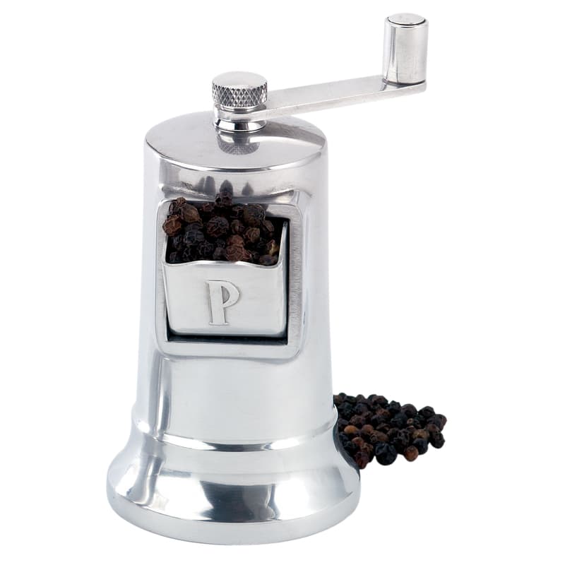 Harold Import Silver Steel Pepper Mill - Sansujyuku