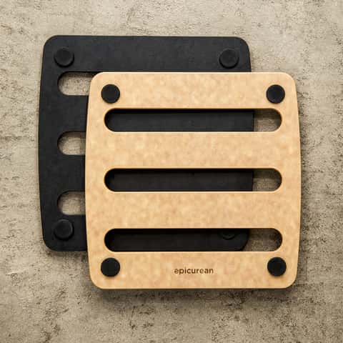 Epicurean Black/Natural Richlite Paper Composite Trivet - Ace Hardware