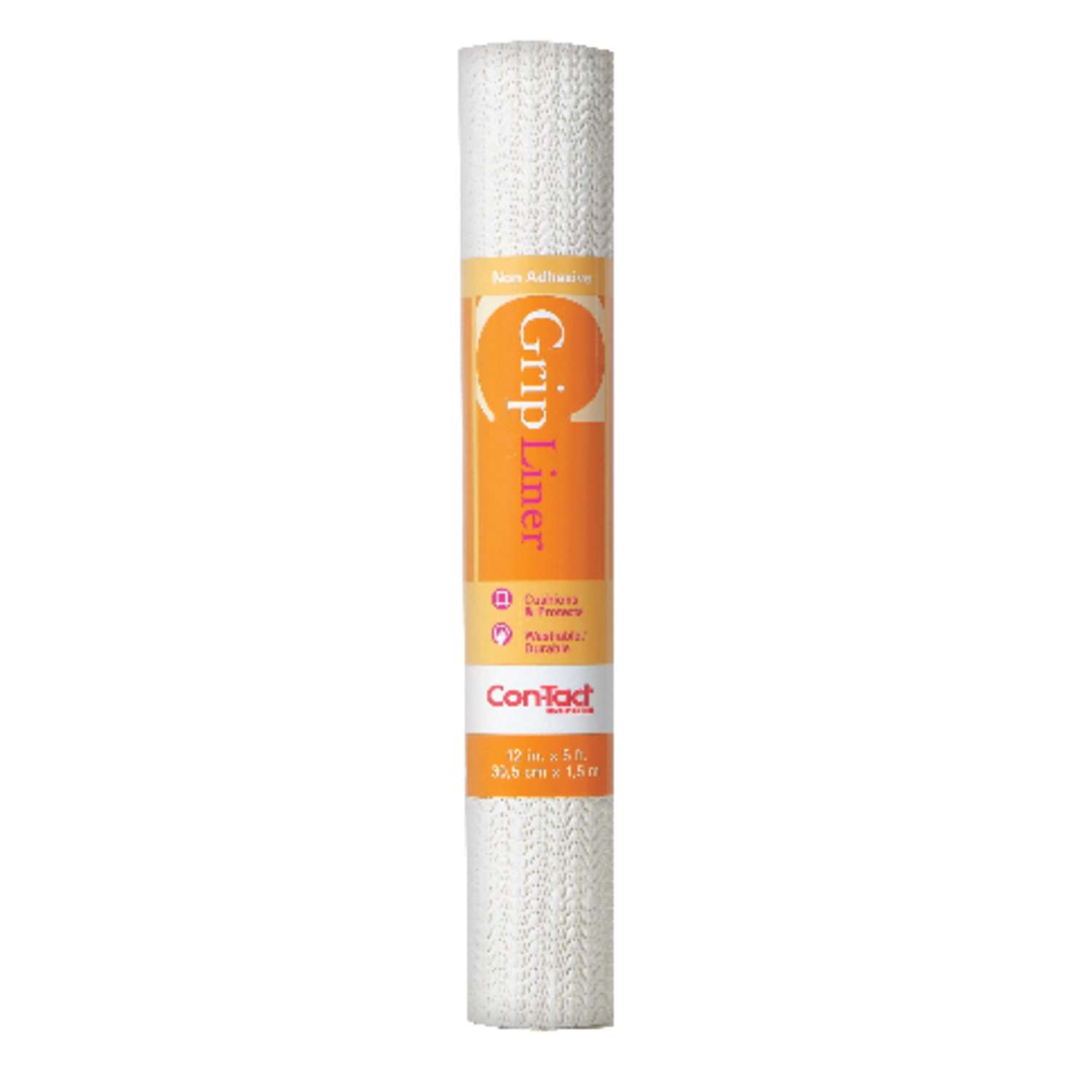 Con-Tact Grip 5 ft. L X 12 in. W White Non-Adhesive Shelf Liner - Ace ...