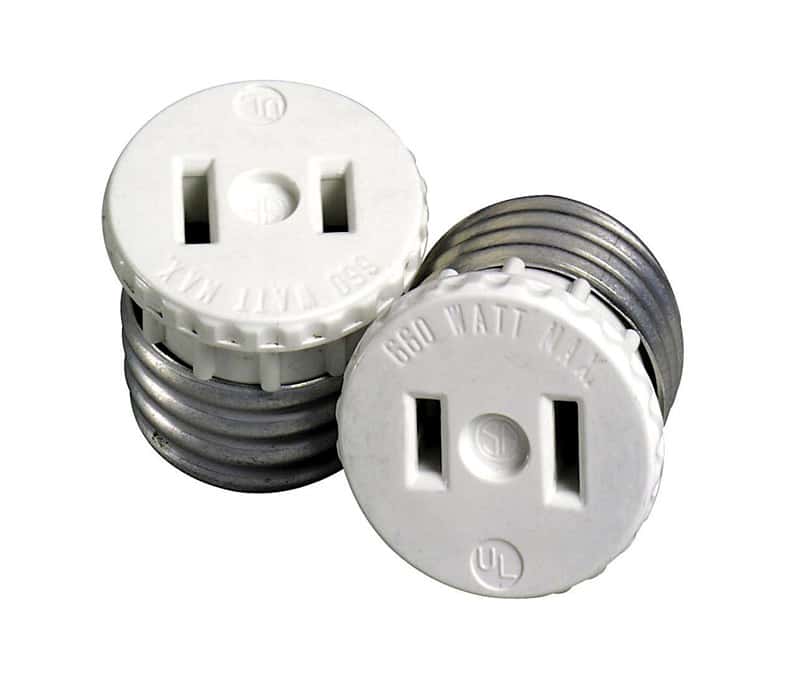 Leviton Aluminum Medium Base Socket Adapter 1 pk - Ace Hardware