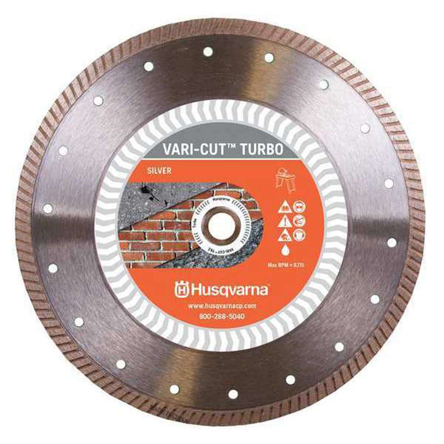 Husqvarna Vari-Cut Turbo 7 in. D X 5/8 and 7/8 in. Steel Diamond Saw ...