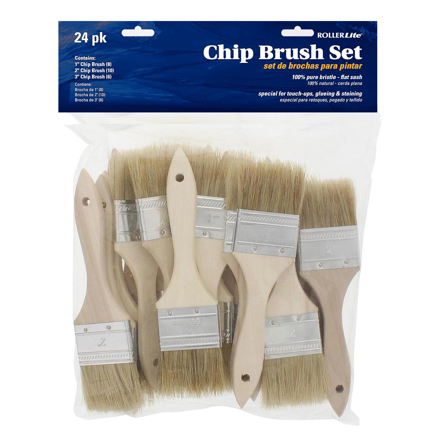 RollerLite 2 in. Flat Chip Brush Set - Ace Hardware