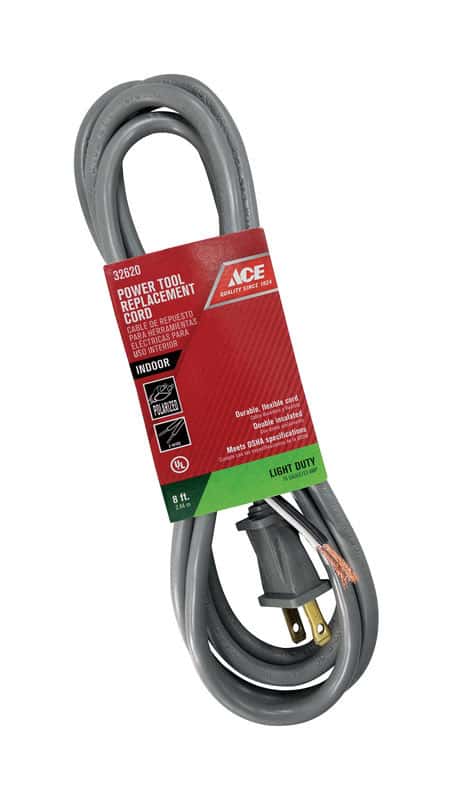 Ace 16/2 SJTW 125 V 8 ft. L Appliance Cord - Ace Hardware