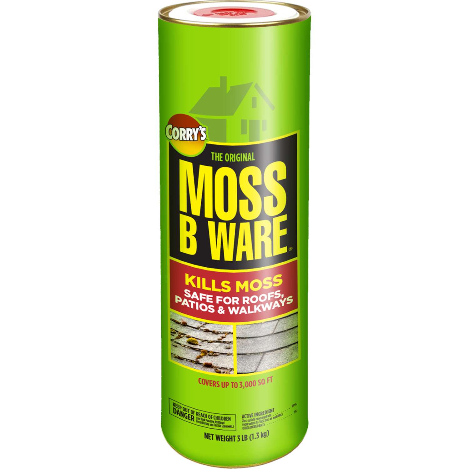 Corry's Moss-B-Ware Moss Killer Granules 3 lb - Ace Hardware