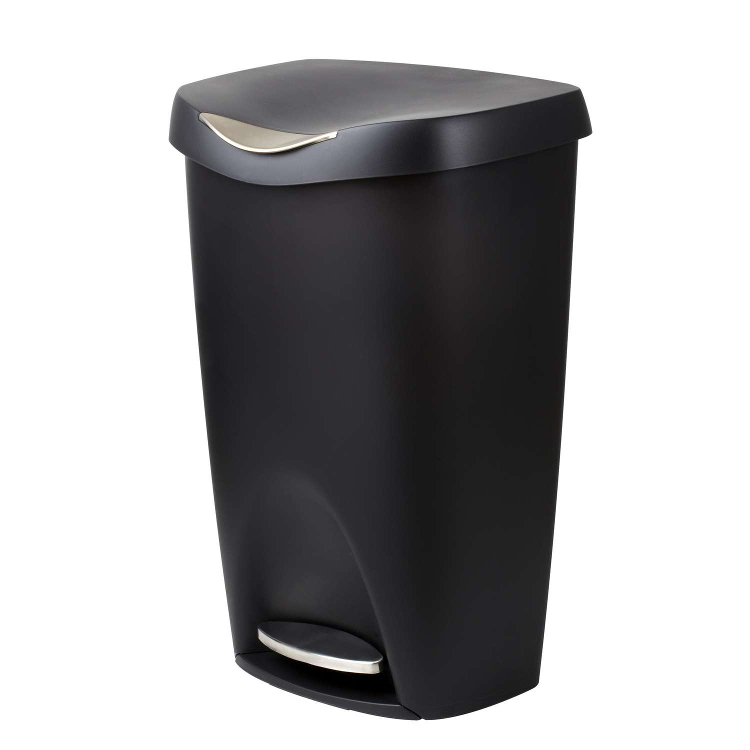 Umbra Brim 13 gal Black Plastic Step On Wastebasket - Ace Hardware