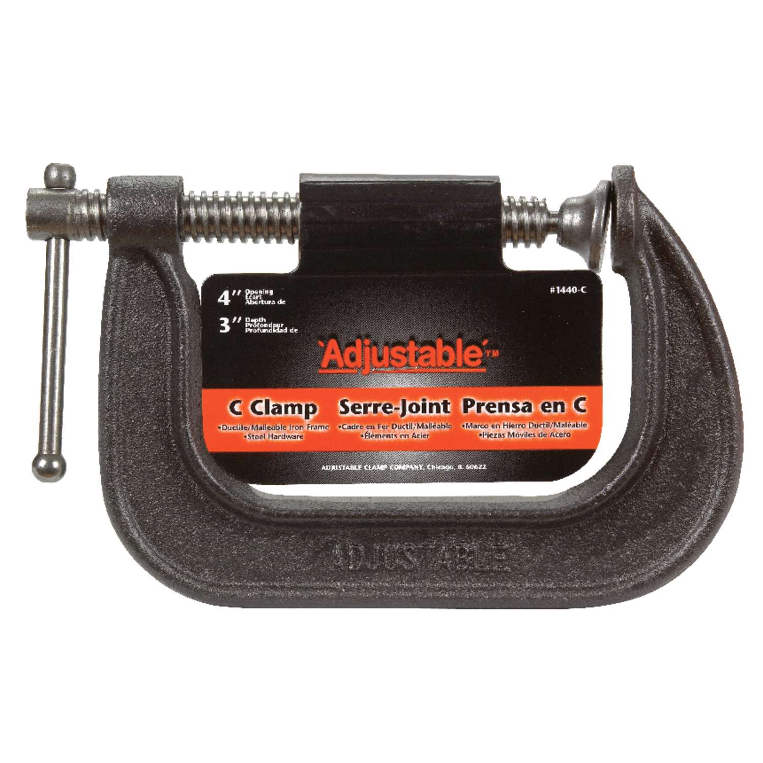 Pony 4 in. X 3 in. D Adjustable C-Clamp - Ace Hardware
