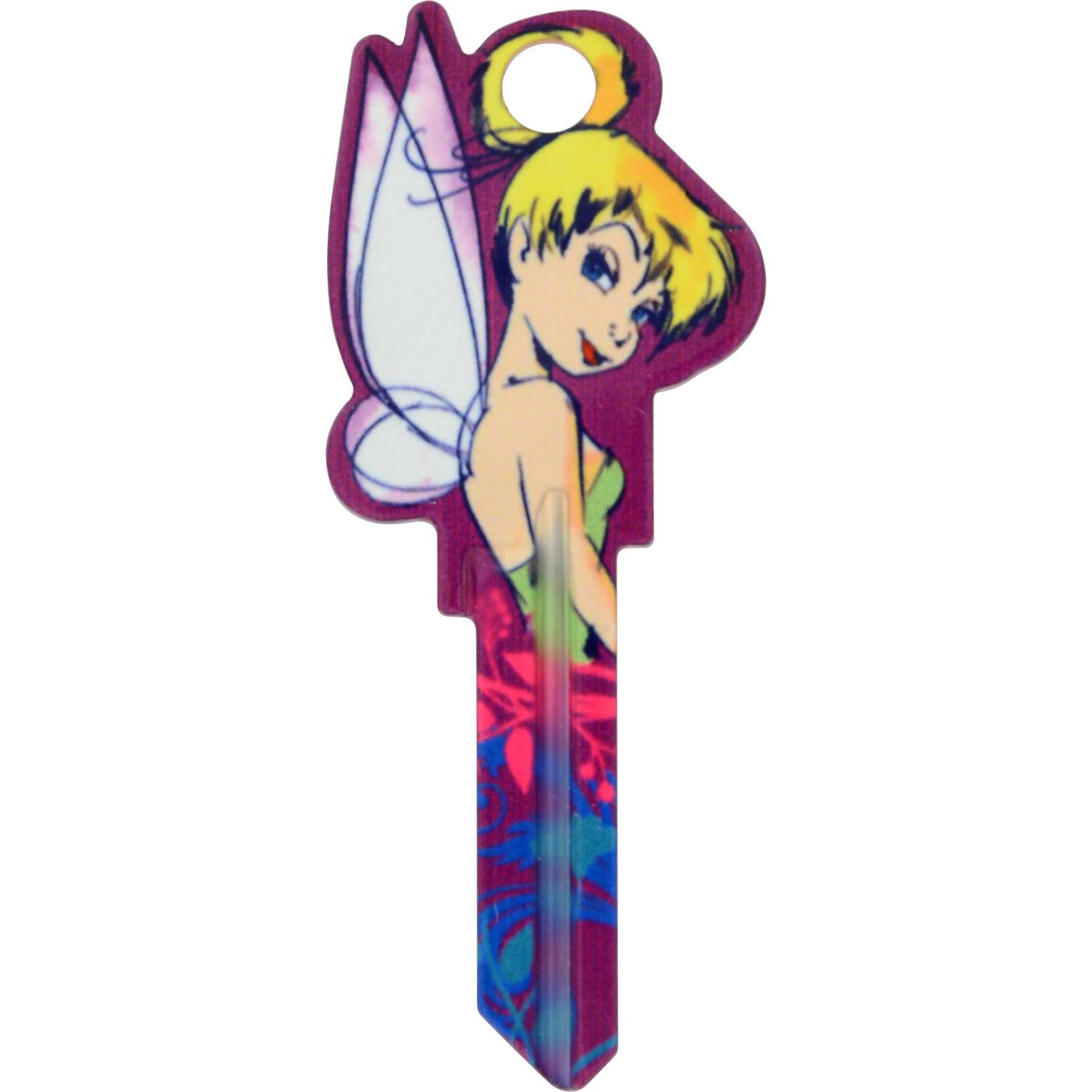 Hillman Disney Tinker Bell House/Padlock Universal Key Blank Double ...
