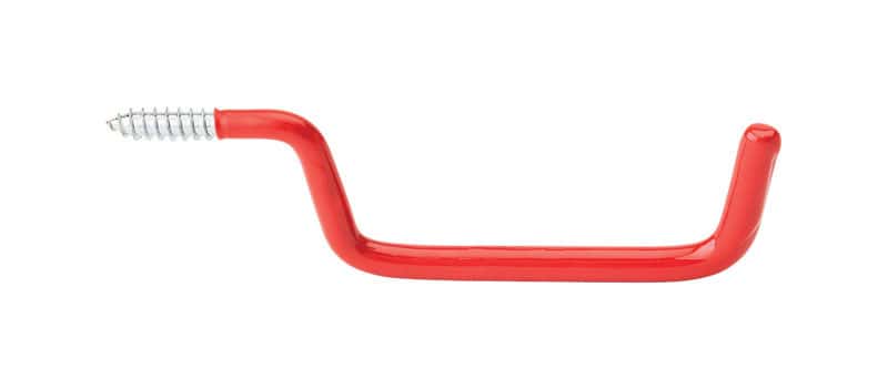 National Hardware 4 in. L Vinyl Coated Red Steel Small Ladder Hook 15 ...