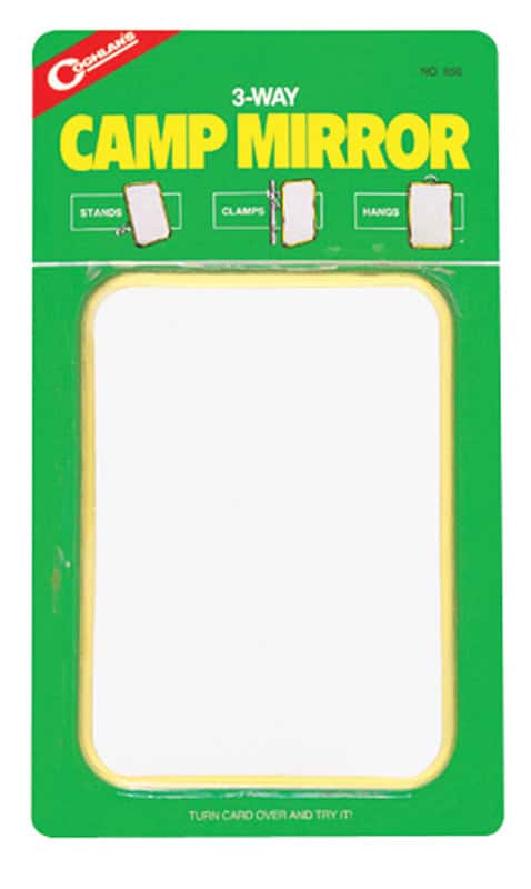 Coghlan's White Camp Mirror 7 in. H X 5 in. L 1 pk - Ace Hardware