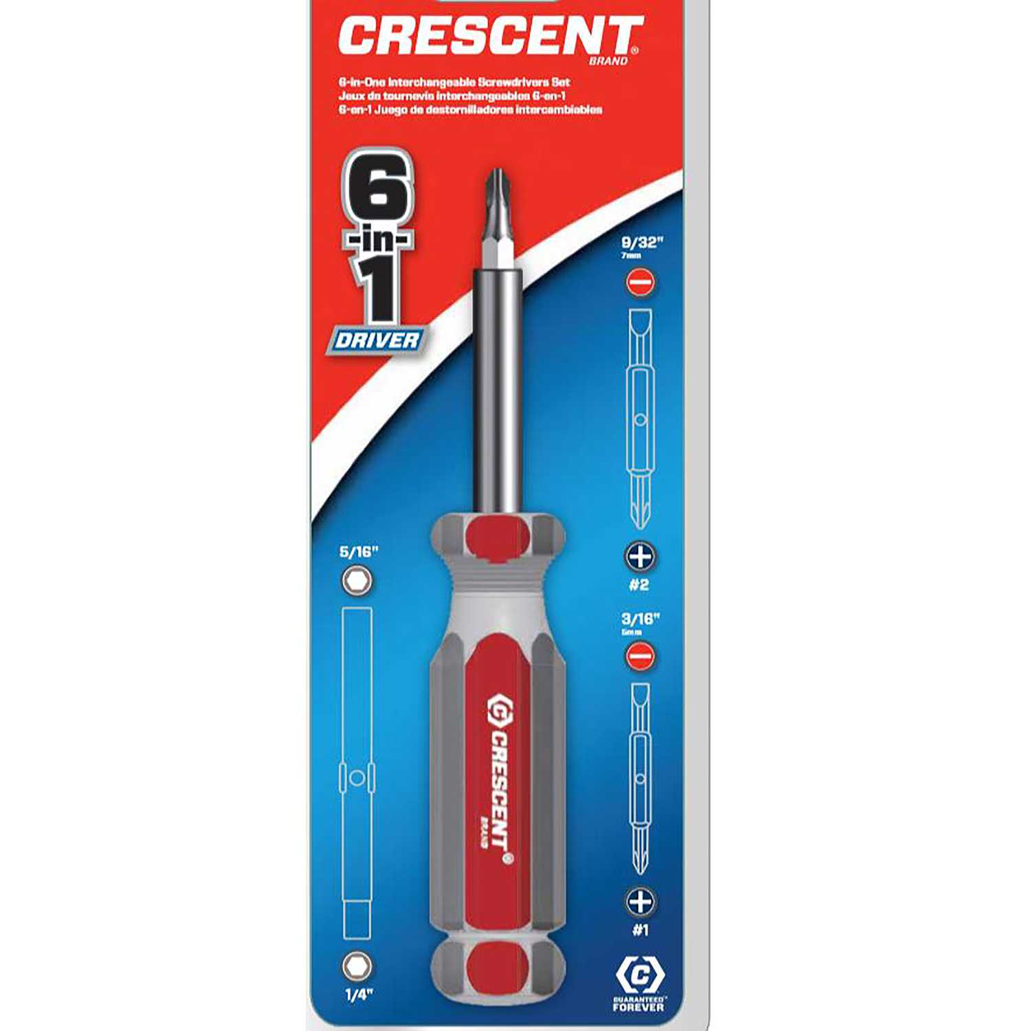 Crescent Assorted Screwdriver Metal Red 1 pc. - Ace Hardware