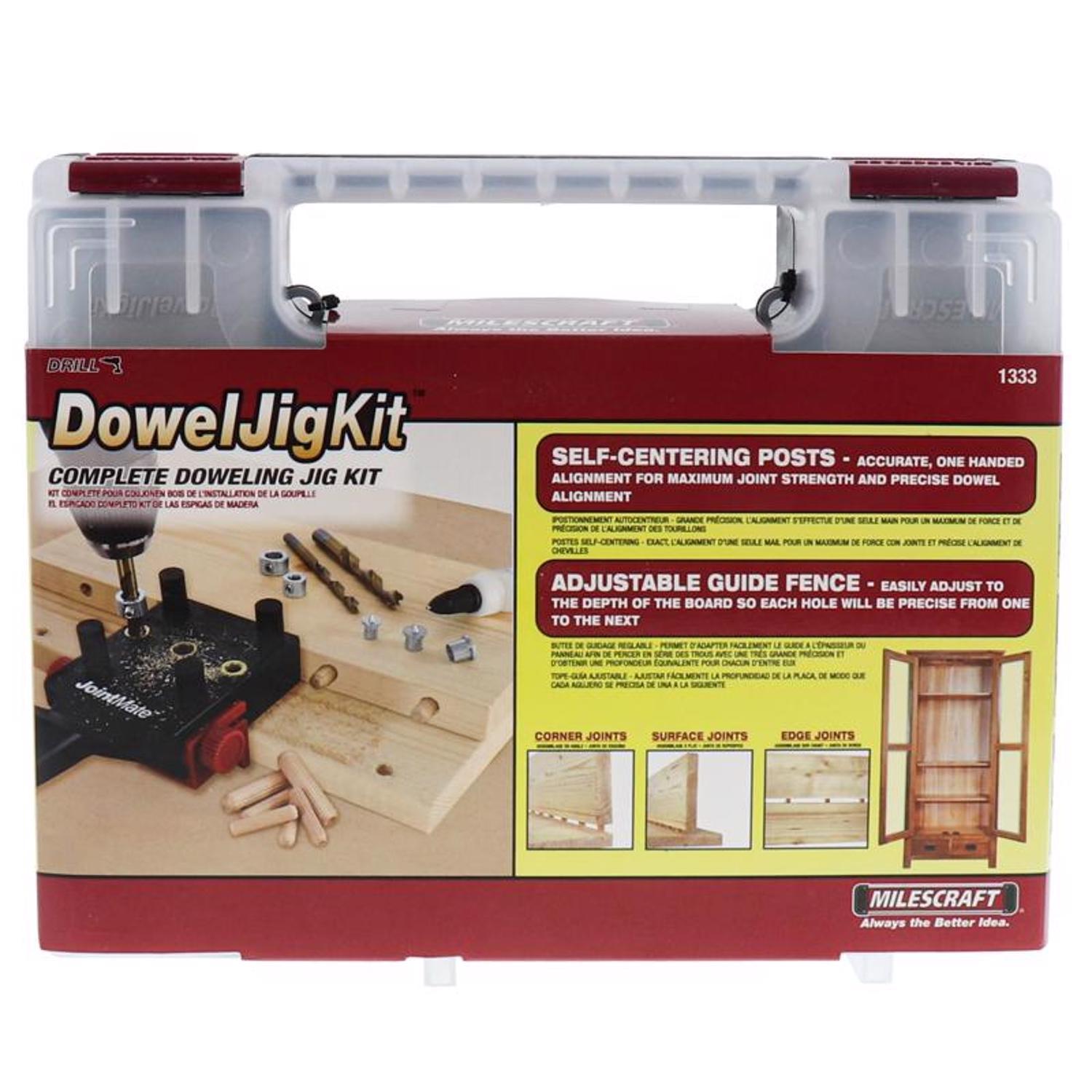 Milescraft Doweling Jig Kit 74 pc Mfr# 13330003 - Ace Hardware