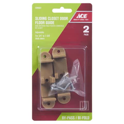 Ace Tan Plastic Door Guide 1 pc - Ace Hardware
