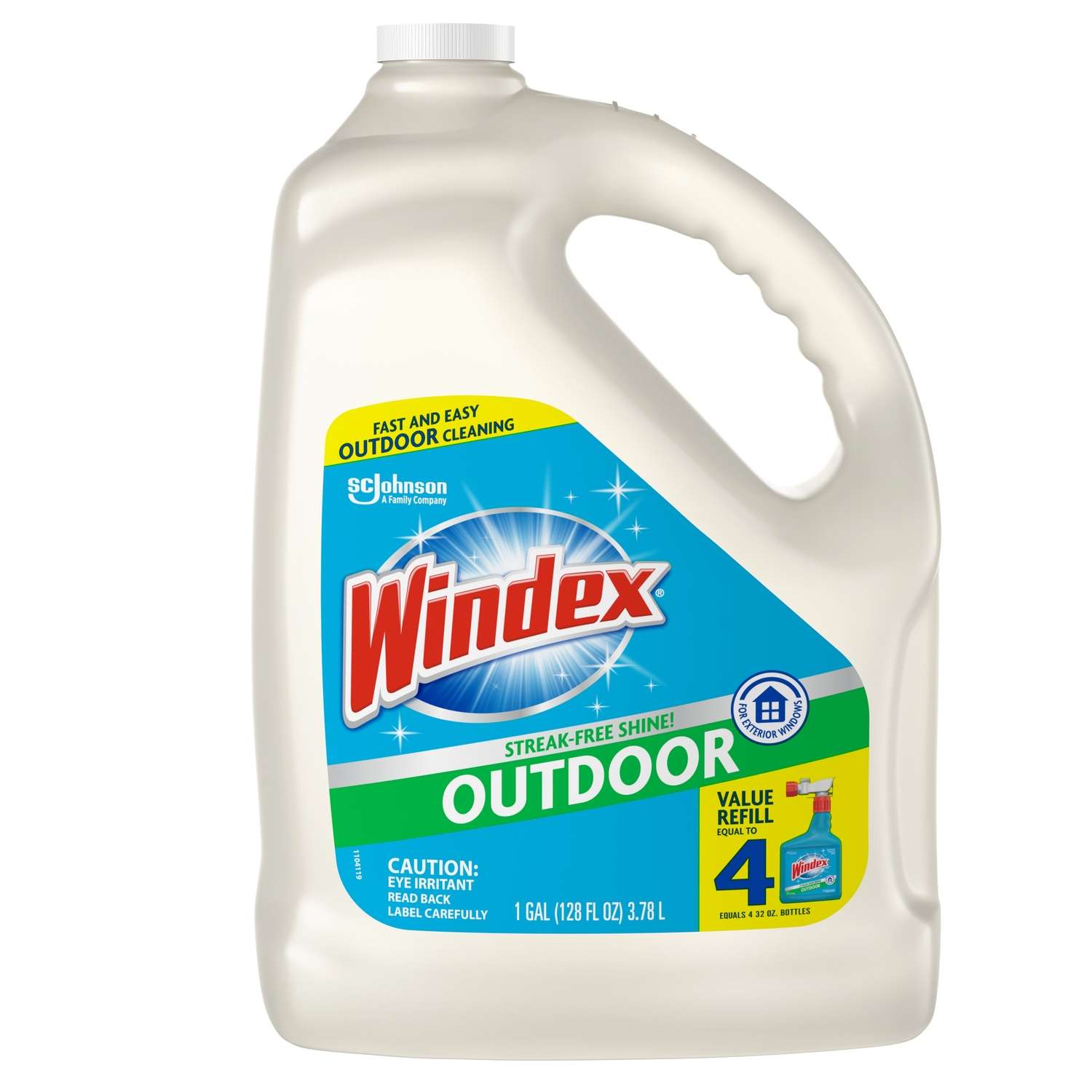 Windex Original Scent Outdoor Glass Cleaner 128 oz Liquid - Ace Hardware