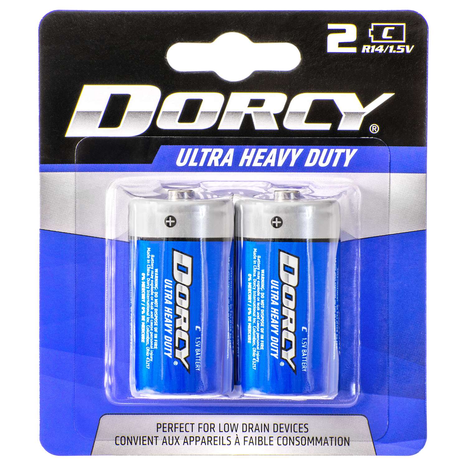 Dorcy Mastercell C Zinc Carbon Batteries 2 pk Carded - Ace Hardware