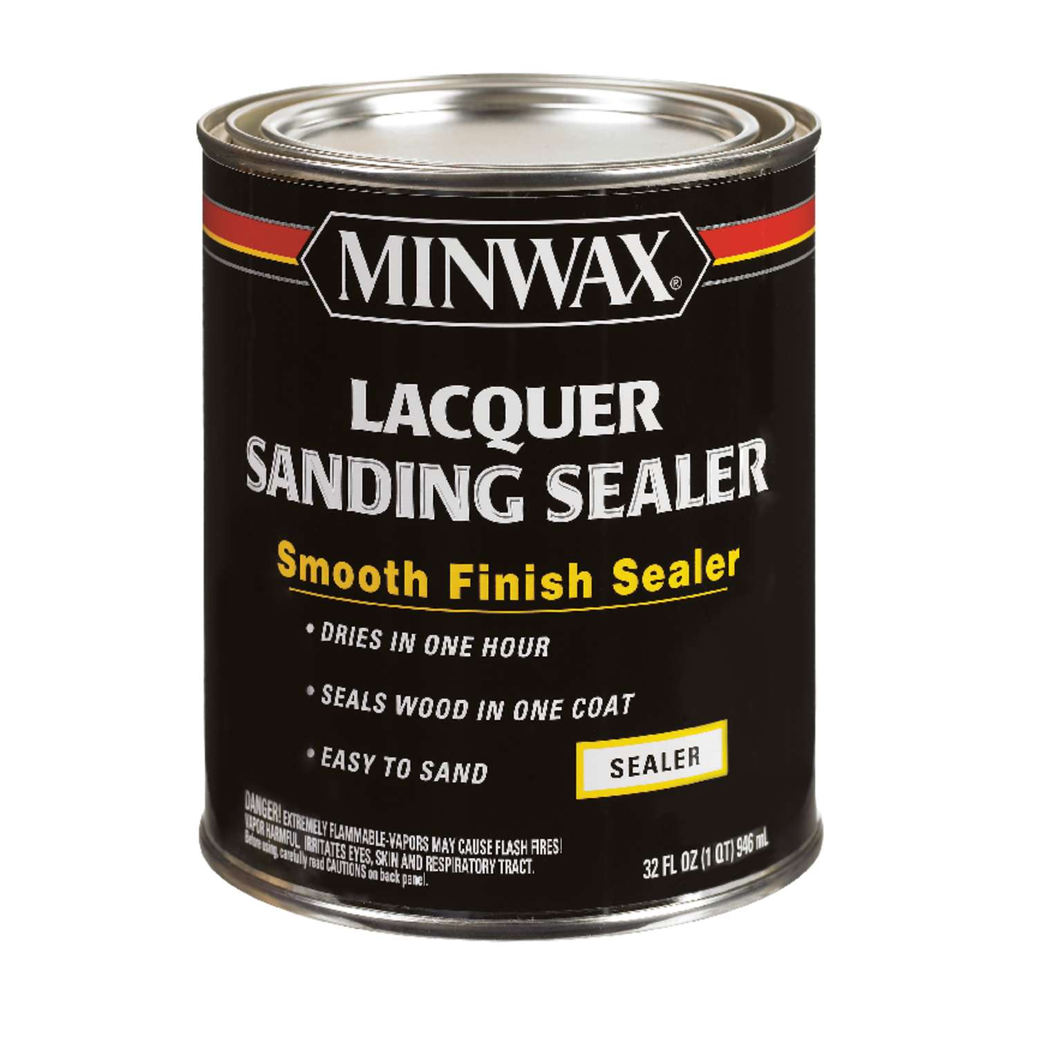 Minwax Smooth Clear Oil-Based Lacquer Sanding Sealer 1 qt - Ace Hardware