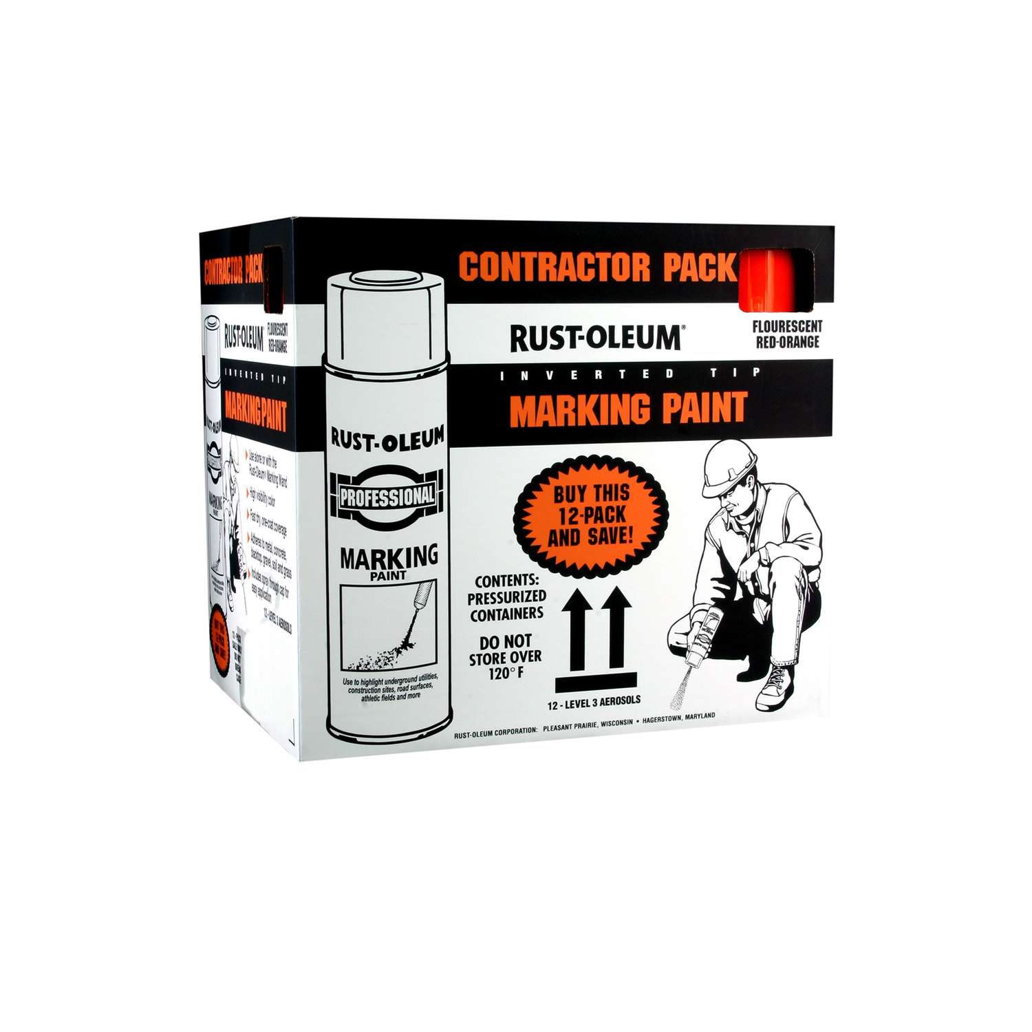 Rust-Oleum Indoor and Outdoor Gloss Red/Orange Spray Paint 15 oz - Ace ...