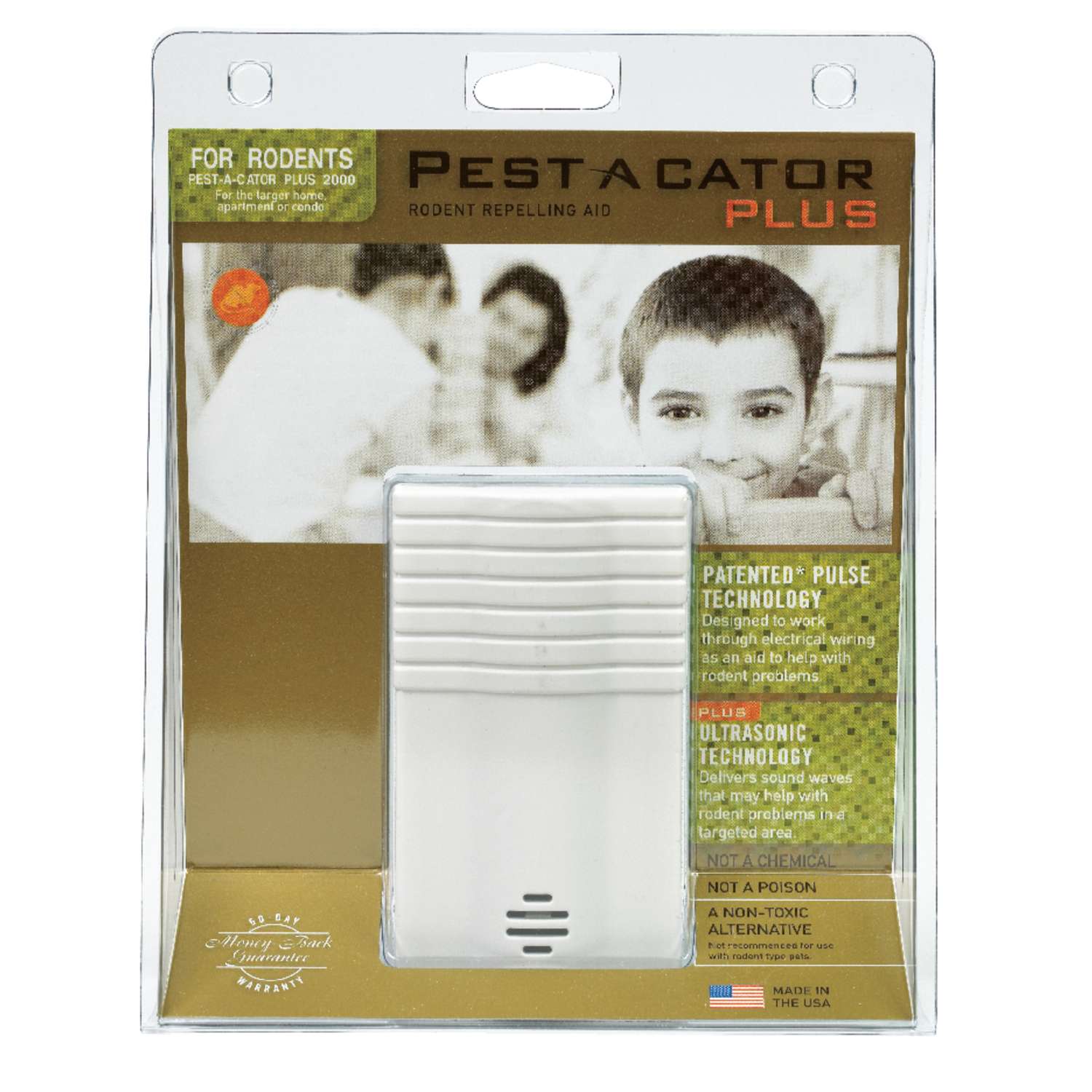Pest-A-Cator Plus 2000 Plug-In Electronic Pest Repeller For Rodents 1 ...
