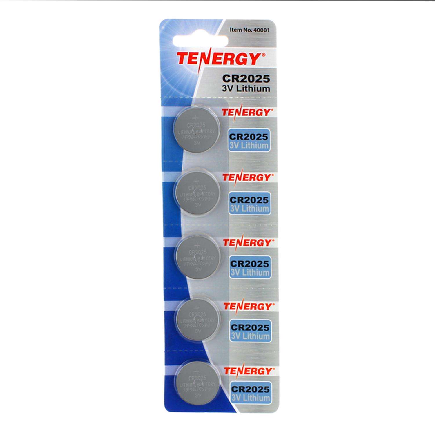 Tenergy Lithium 2025 3 V Button Cell Battery 5 pk - Ace Hardware