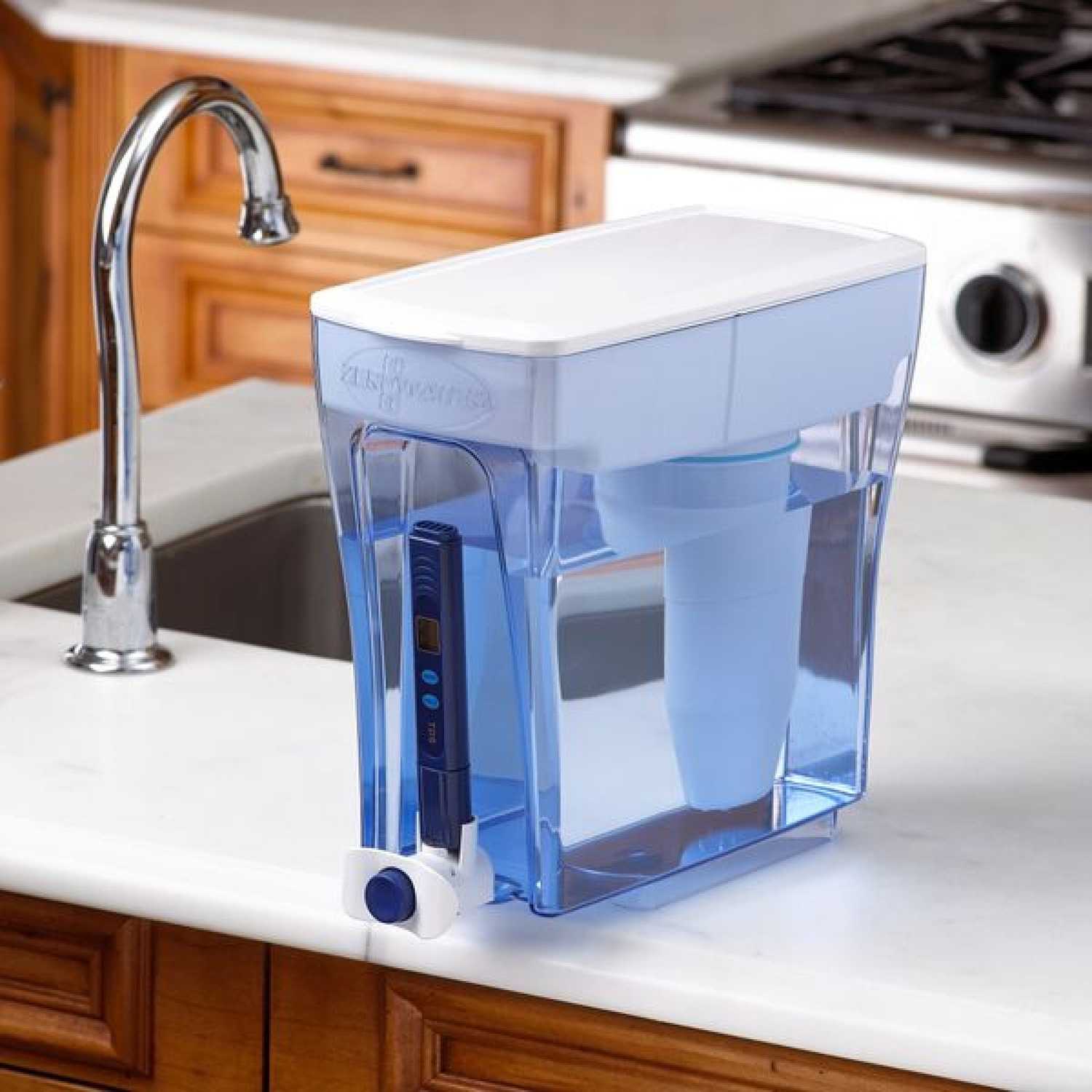 ZeroWater Ready-Pour 160 oz. Blue Water Filtration Pitcher - Ace Hardware