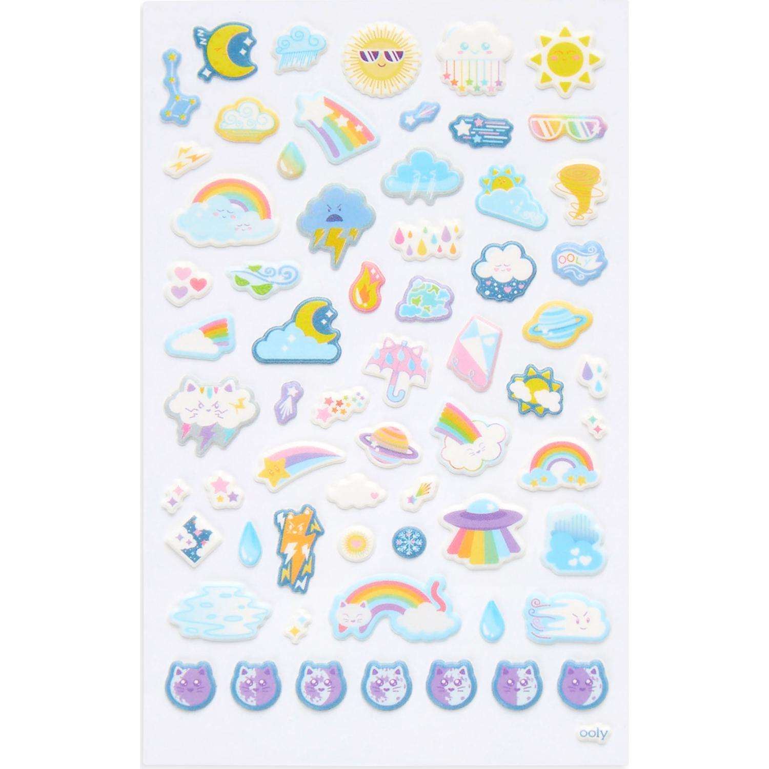 Ooly Stickiville Weather pals Stickers 1 pk - Ace Hardware