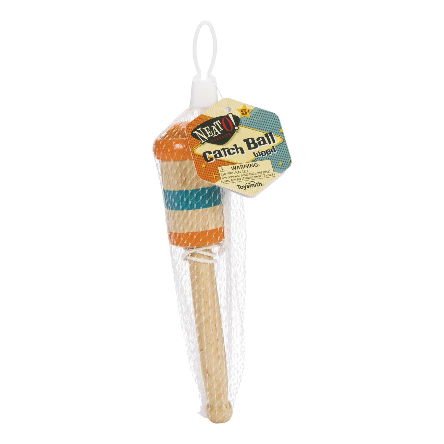Toysmith Neato Wooden Catch Ball Toy Multicolored 1 pc Mfr# 619 - Ace ...