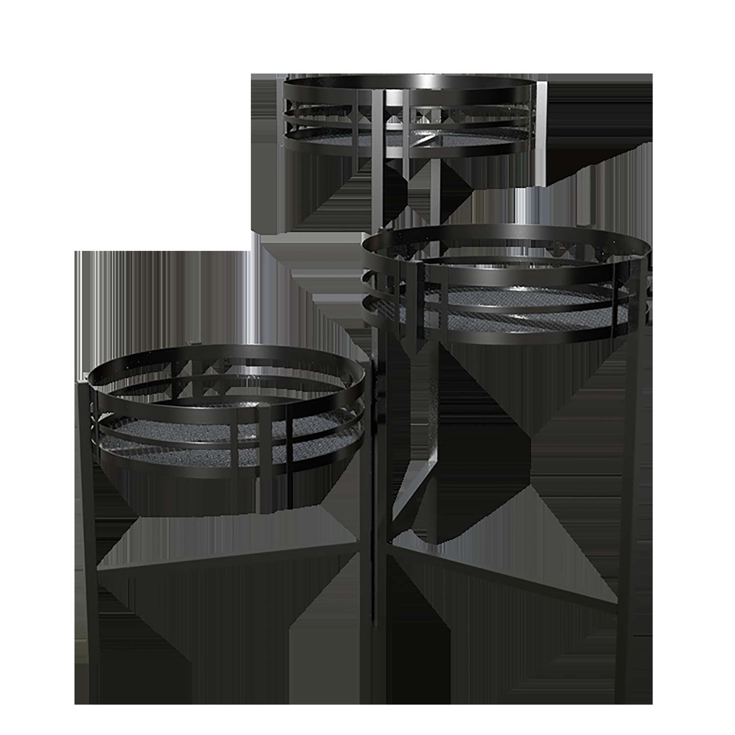 Panacea 24 in. H Black Metal Plant Stand - Ace Hardware