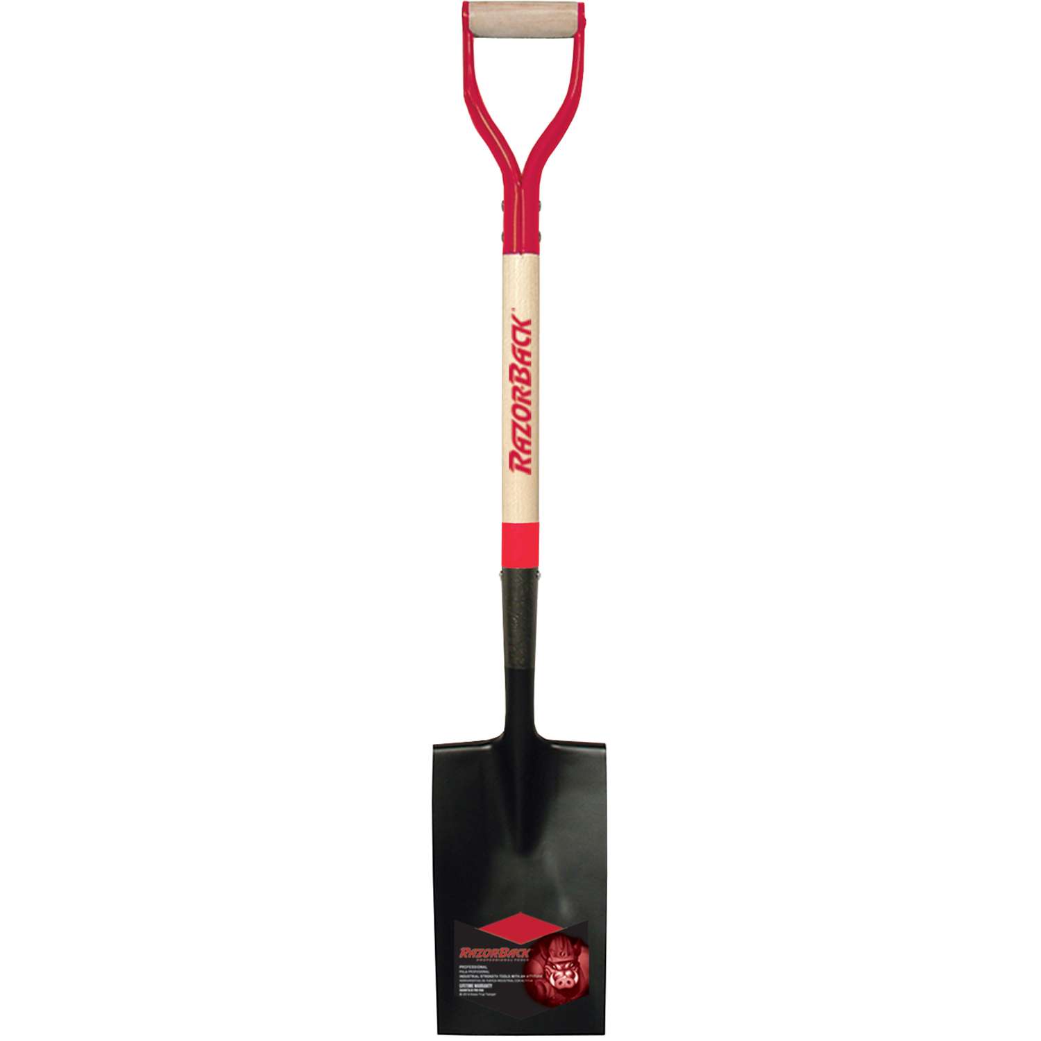 Razor-Back 40.42 in. Steel Square Digging Spade Wood Handle Mfr# 46201 ...
