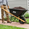 Ace Poly Residential Wheelbarrow 6 cu ft Mfr# TP6R-ACE - Ace Hardware