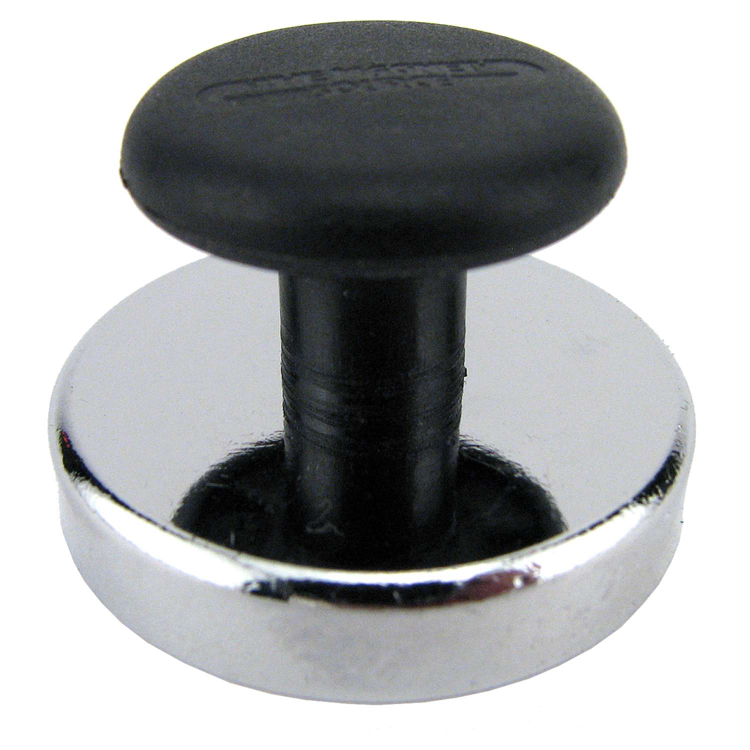 Magnet Source 1 in. L X 1.425 in. W Black Knob Magnet 11 lb. pull 1 pc ...