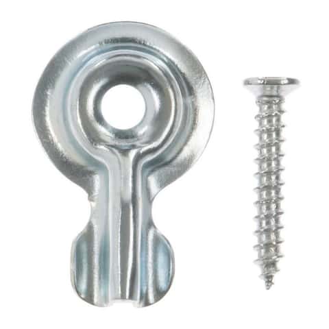 Ace Zinc-Plated Silver Steel Screen/Storm Turn Buttons 4 pk Mfr# 01 ...