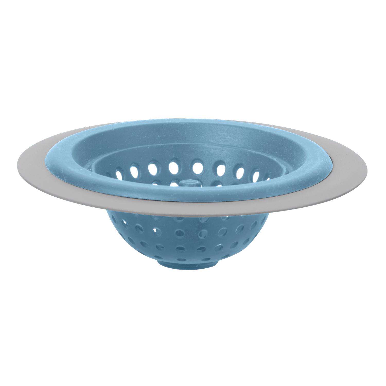 Oggi Matte Metal/Silicone Kitchen Sink Strainer - Ace Hardware