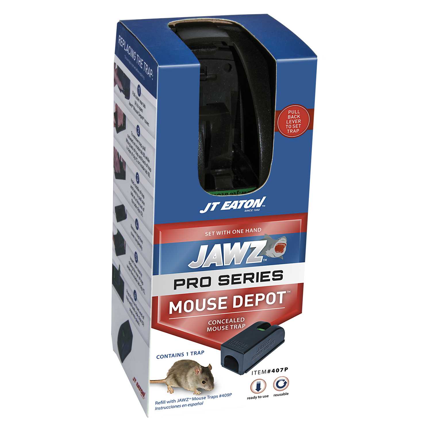 JT Eaton JAWZ Pro Series Covered Animal Trap For Mice 1 pk - Ace Hardware