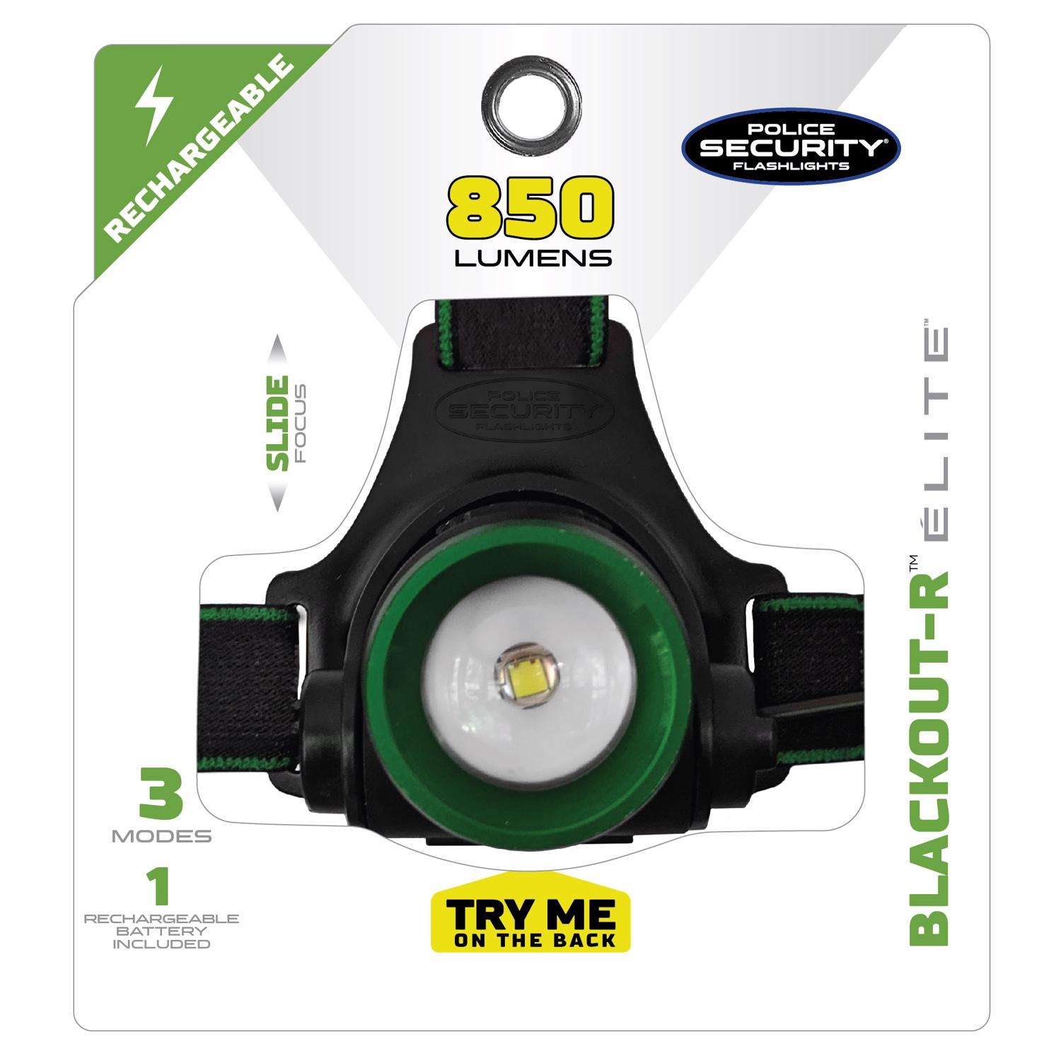 Police Security Blackout-R 850 lm Black LED Head Lamp - Ace Hardware