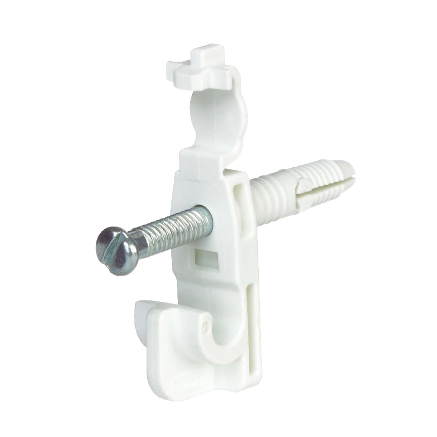 Rubbermaid 8 in. H X 6 in. W X 1 in. L Metal Fast Set Back Clip W/Drive ...