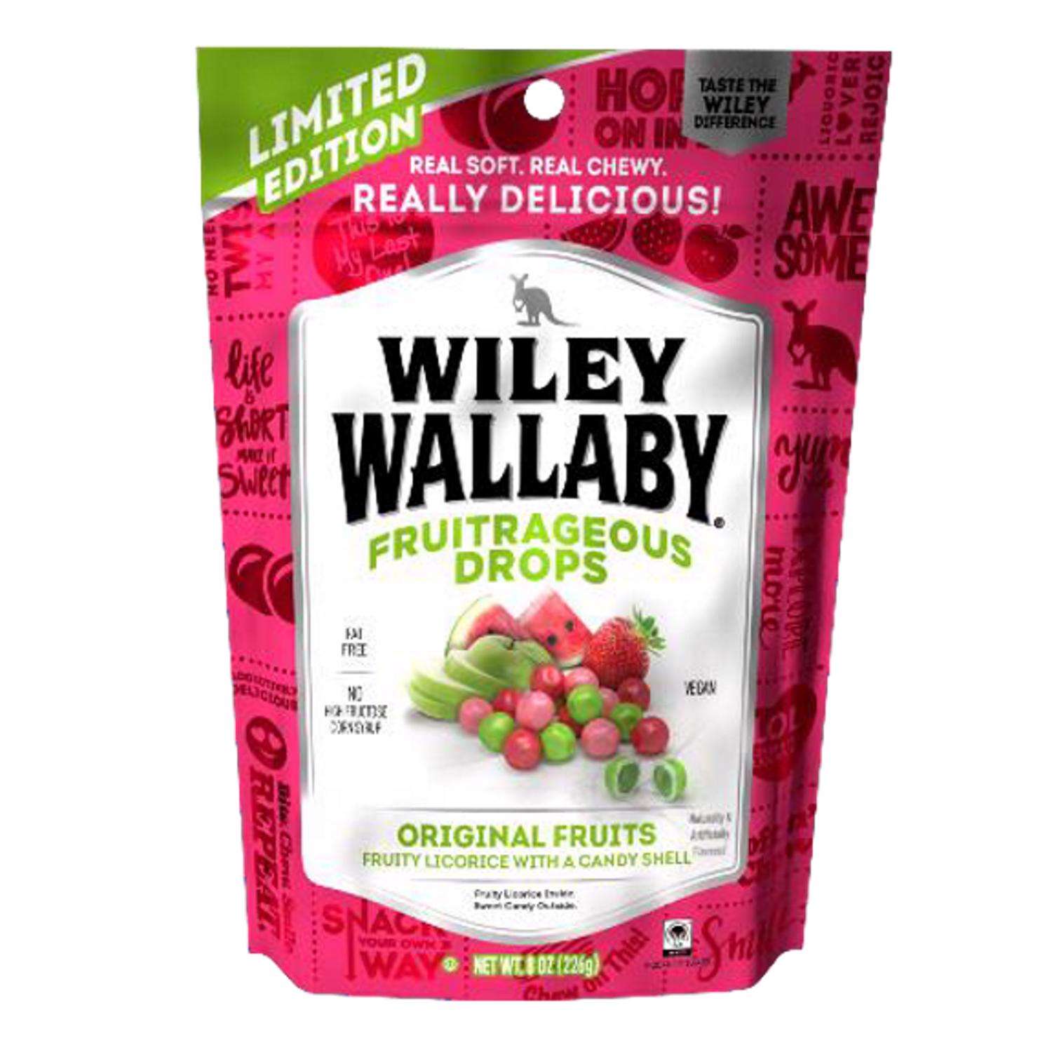 Wiley Wallaby Watermelon, Green Apple & Strawberry Fruitrageous Drops 8 ...