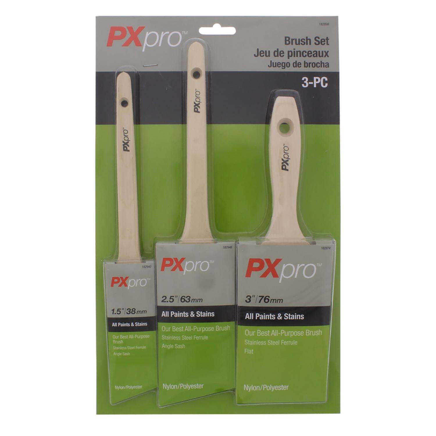 PXpro Assorted Paint Brush Set - Ace Hardware
