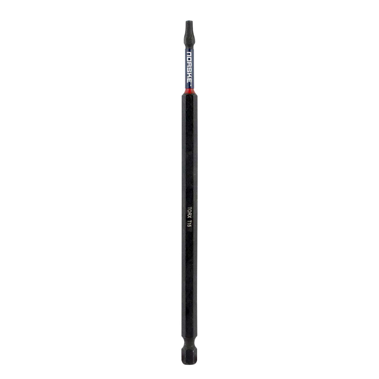 Norske Torx T15 X 6 in. L Impact Torsion Bit S2 Tool Steel 1 each Mfr ...