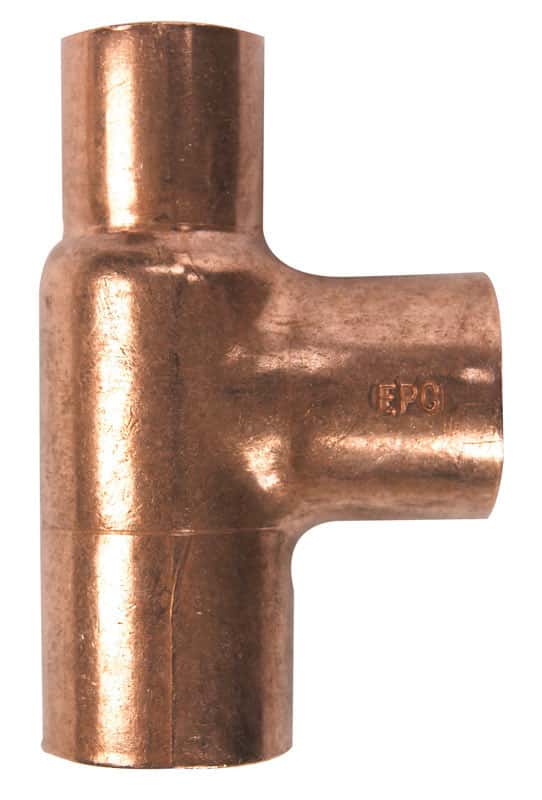 Nibco 1 in. Sweat X 3/4 in. D Sweat Copper Tee 1 pk - Ace Hardware