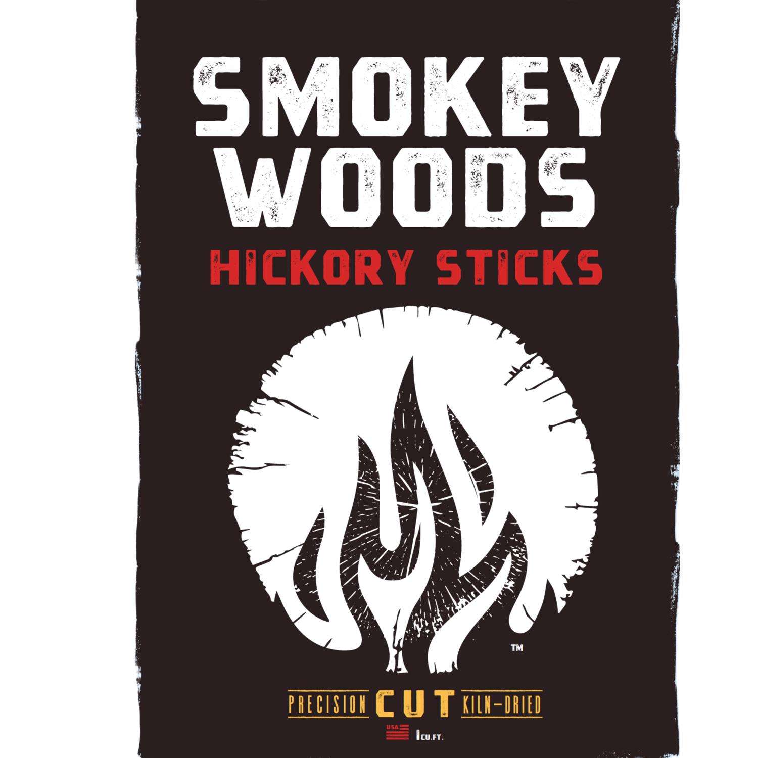 Smokey Woods All Natural Hickory Cooking Logs 1 cu ft - Ace Hardware